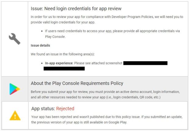 Top Reasons Why Your App is Rejected on Google Play, Solved!